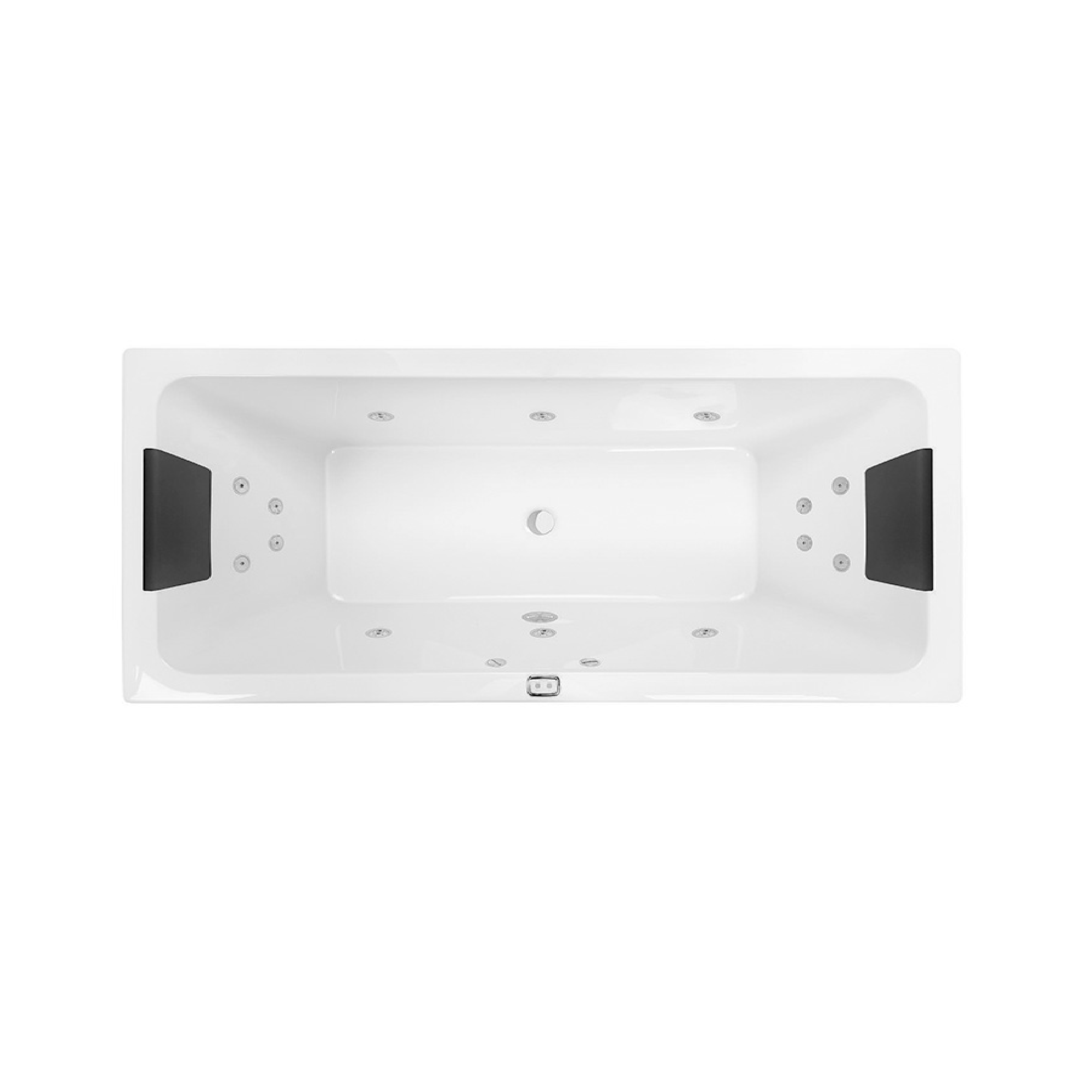 DECINA - Carina 1675 Contour 14-Jet Spa Bath | Bathroom City